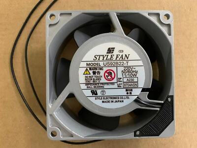 STYLE FAN 9225 9CM US92B22-T 220V 11/10W 2-wire all-metal AC axial fan ...