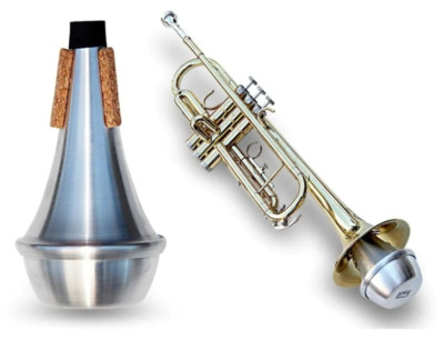 Straight Trupet Trombone Mute Musical Instrument Acessory Aluminium ...