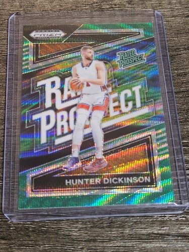 2024 Panini Prizm - Rated Prospect Green WAVE Prizm #5 HUNTER DICKERSON ...