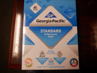 Georgia Pacific Copy Paper - Standard Multipurpose Paper 500 Sheets | eBay