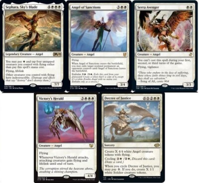***Custom Commander Deck*** Sephara Sky's Blade - Angels Tribal - EDH ...