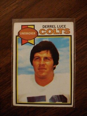 1979 Darrel Luce Colts Topps Card 9 Free Shipping | eBay