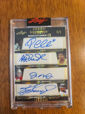 1 Of 1 Ultimate Sports Signatures! 8 GOAT AUTOS ON 1 CARD!! 1/1 | eBay