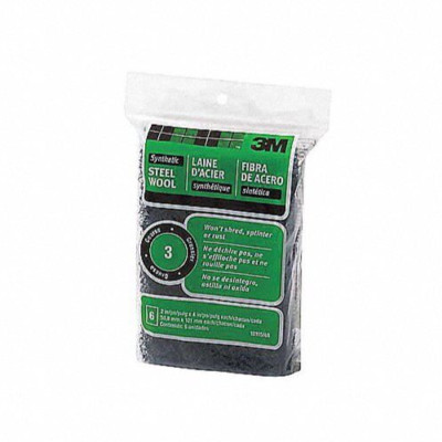 3M STEEL WOOL #3 COARSE 4" x 6" PADS - 3M 10115 | eBay