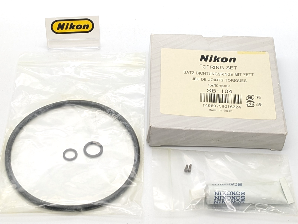 [Unused in Box] Nikon "O" Ring Set for Underwater Flash Strobe SB-104 ...