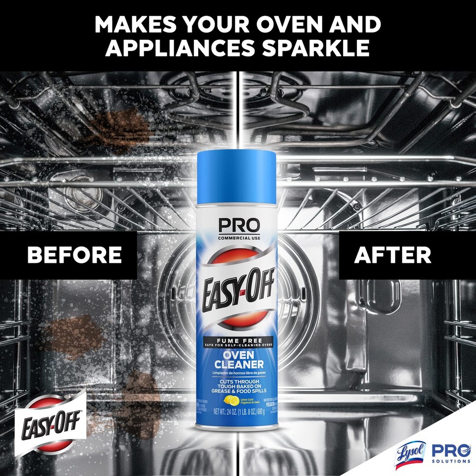 Pro Fume Free Oven Cleaner Destroys Tough Burnt on Food and Grease ...