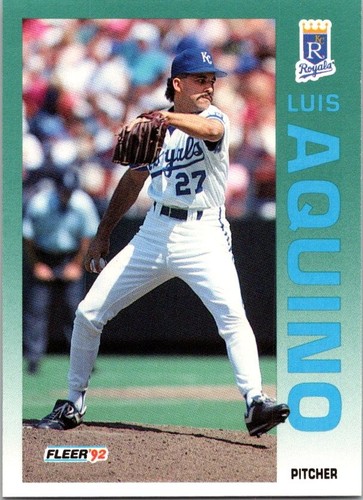 1992 Fleer #151b Luis Aquino | eBay
