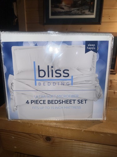 Bliss Bedding 4 Piece Sheet Set Queen Size - NEW In Original Packaging ...