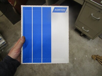 100 Norton A413 No-Fil Durite 100 Grit 9" X 11" Abrasive Sheets ...