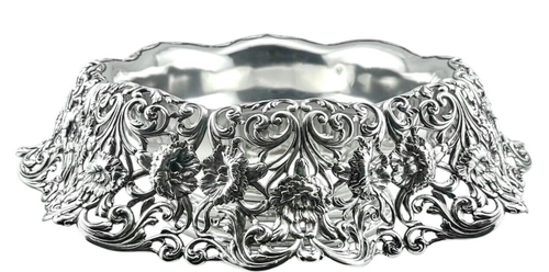 Large Sterling Silver Center pc Reed & Barton 15" Wide x 4 1/4 High" 45 ...