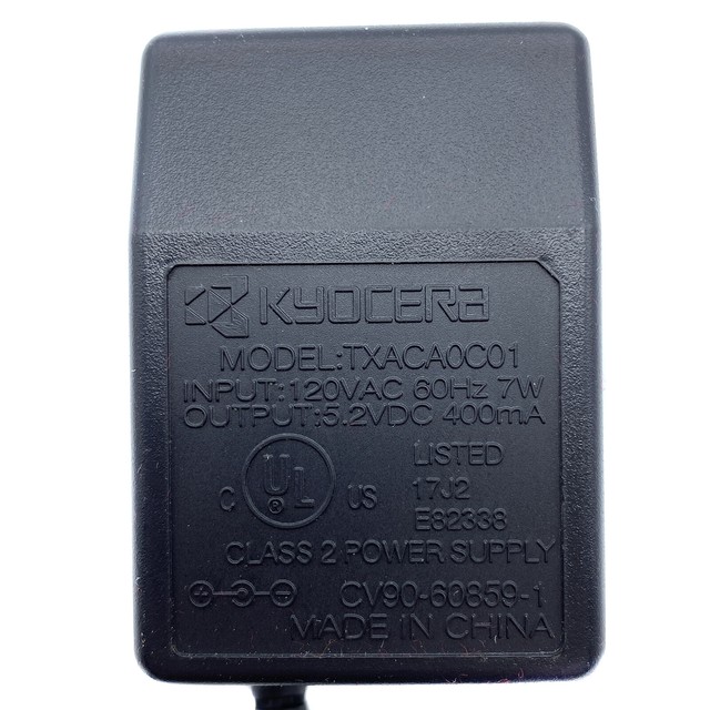 Kyocera TXACA0C01 Power Adapter Wall AC Plug Charger for sale online | eBay
