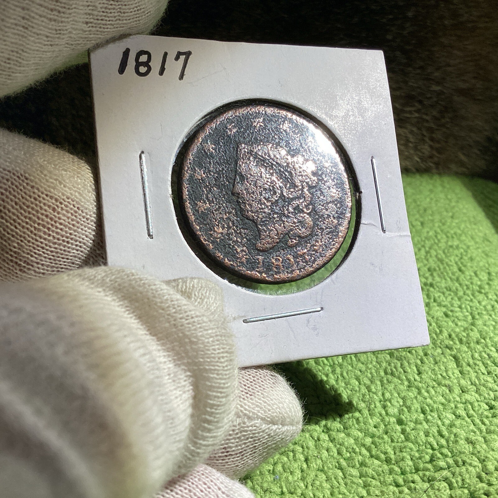 1817 LARGE CENT CORRODED GOOD DATE STRONG REVERSE | eBay