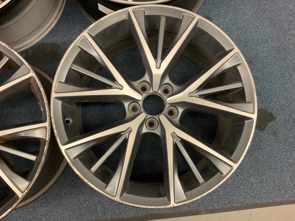 17-20 Volvo S90 V90 19"x8 1/2" 5 Spoke Technical matt black Set of four ...