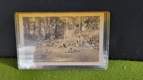 Boy Scout Postcard Woodcraft Council Ring 1926 Camp Dudley Westport New ...