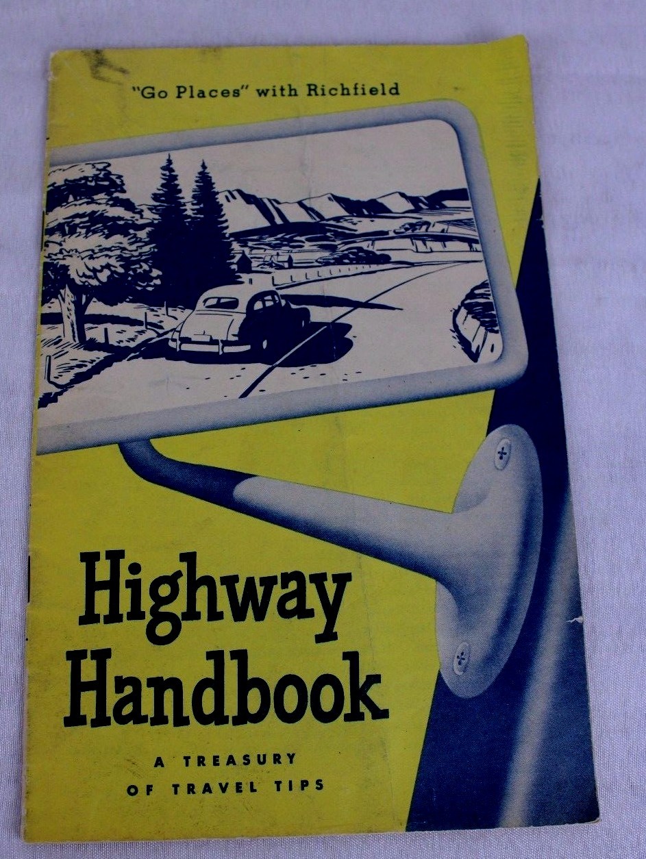 Vtg 1949 Highway Handbook A Treasury of Travel Tips Western OR CA AZ UT ...