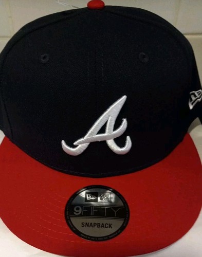 Atlanta Braves New Era 9fifty Adjustable Snapback 2 Tone Navy-red | eBay