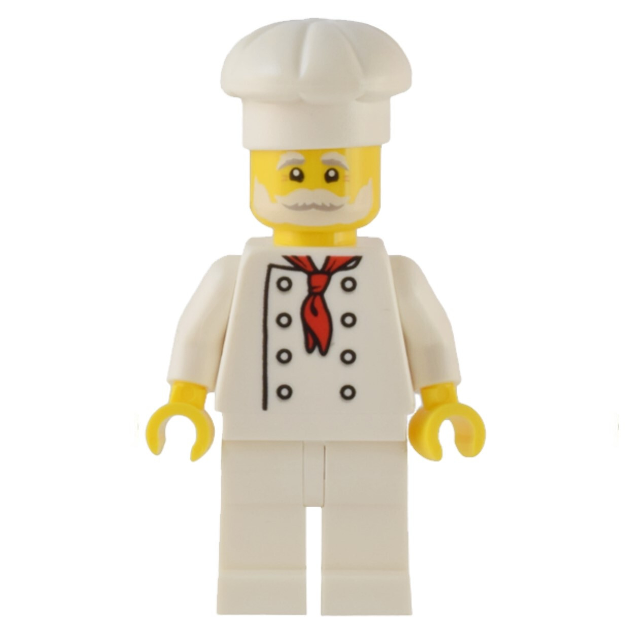 new LEGO Pizza Chef Minifig - Cook with white beard from Jazz Club set ...