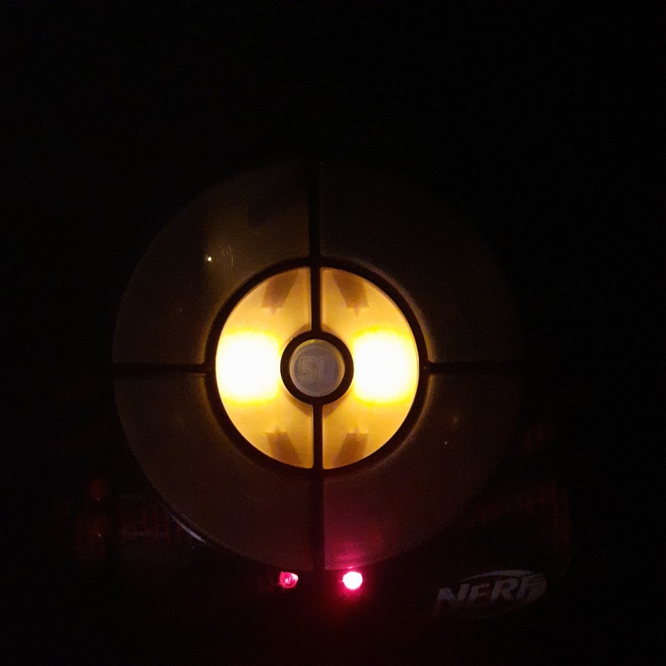 Hasbro Nerf Shooting Target Digital Screen Lights Sound Working ...