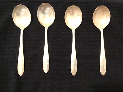Vintage Four National Silver Co A1 Spoons - 4 Pieces | eBay