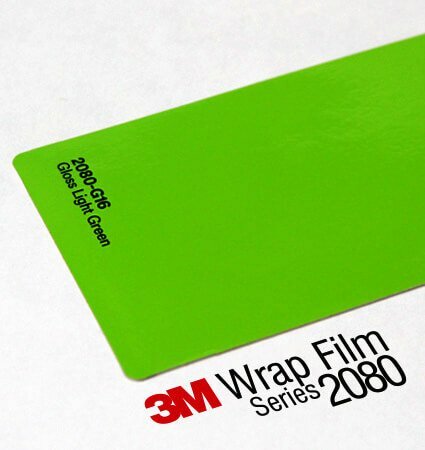 3M Wrap Film Series 2080 G16 Gloss Light Green 1524mm x 500mm | eBay ...