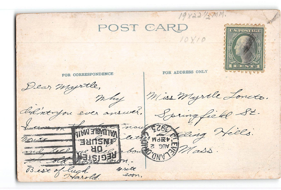 Detroit Michigan MI Postcard 1923 Steamer Ship City of Detroit | eBay
