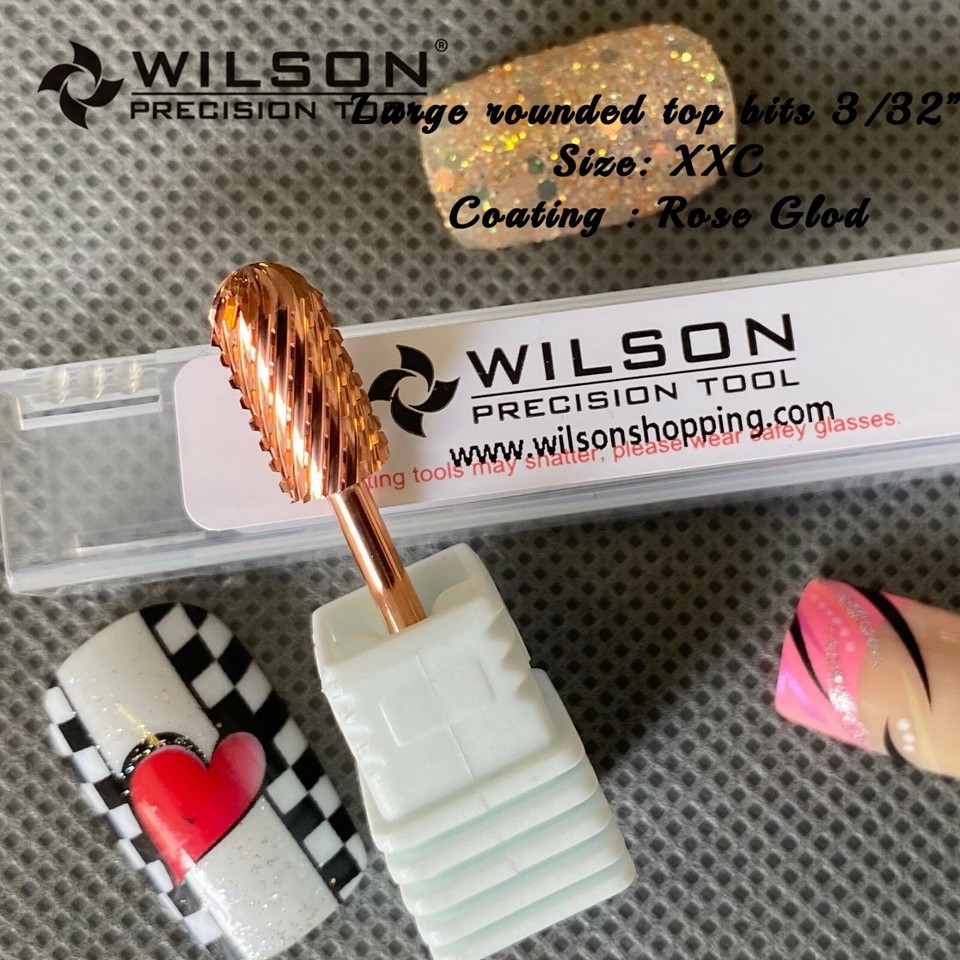 Large Barrel Rounded Top Bit - WILSON Tungsten Carbide Nail Drill Bit ...