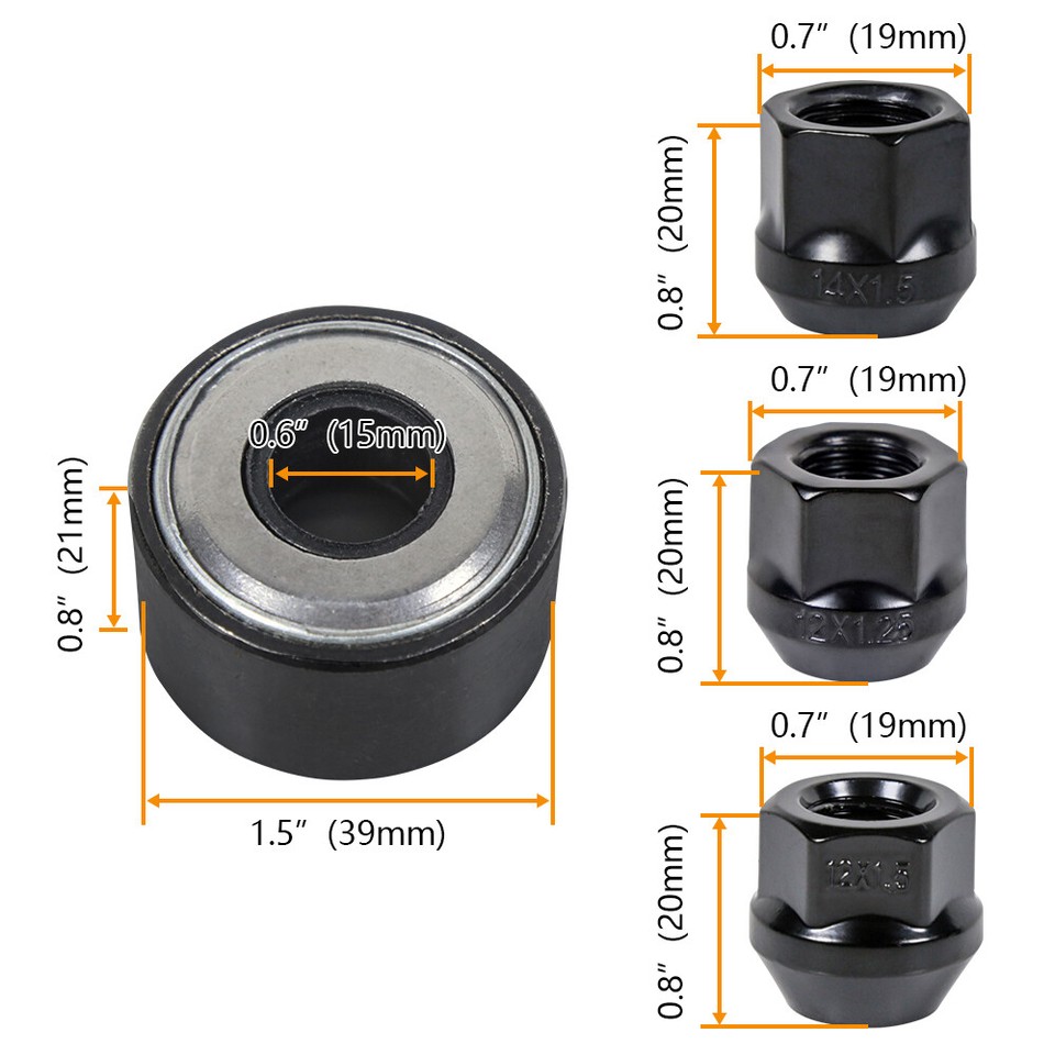 Wheel Stud Installer Replace Tool for Light-Duty Truck Car SUV Wheel ...