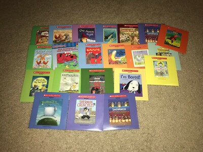 Huge Lot of 21 Vintage Scholastic AudioBook Read-A-Long Book Audio CDs ...