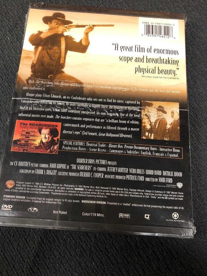 The Searchers (DVD, 1997) 85391465126 | eBay