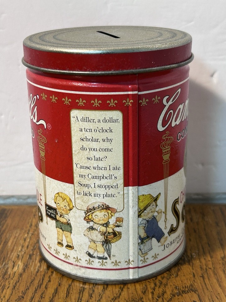 Vintage 1998 Campbell’s Kids Condensed Chicken Noodle Soup Metal Tin ...