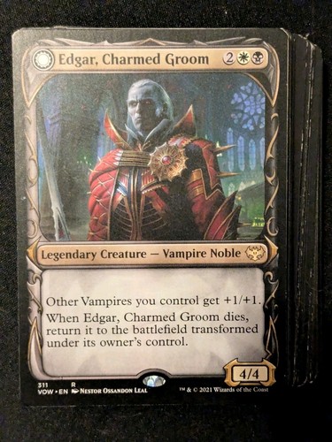 MTG EDH Commander Deck - Edgar, Charmed Groom - Vampire Theme | eBay
