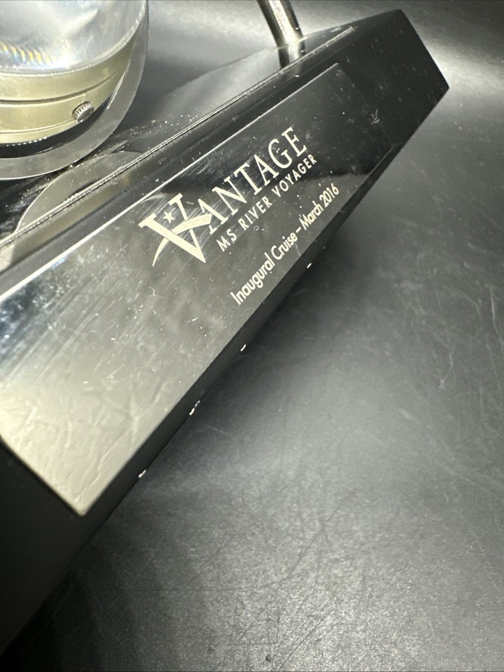 Vantage MS River Voyager Inaugural Cruise Commemorative Desk Clock ...