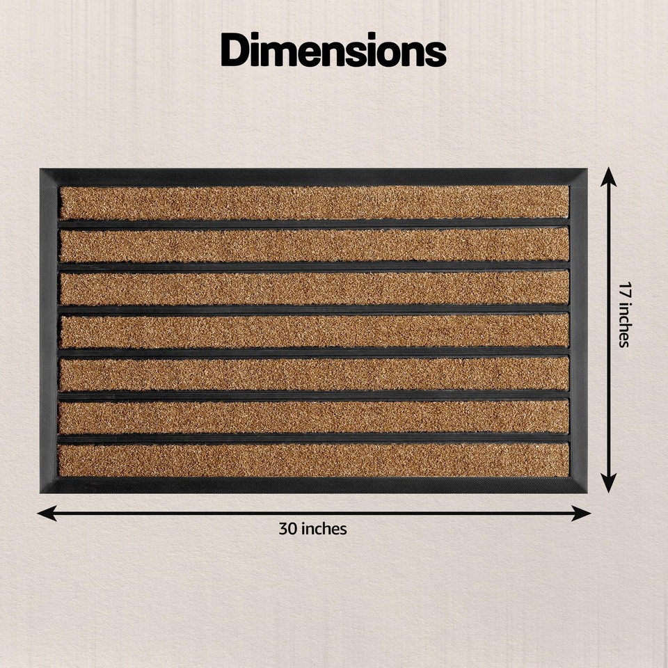 Extra Durable Door Mat - Dirt Trapping Outdoor Welcome Mats Non-Slip ...