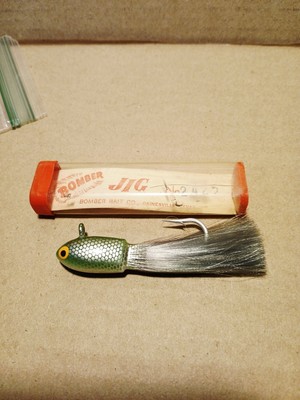 VTG BOMBER JIG #2425 IN BOX Fishing Lure Hair Jig. Pre-Owned. (3) Green ...