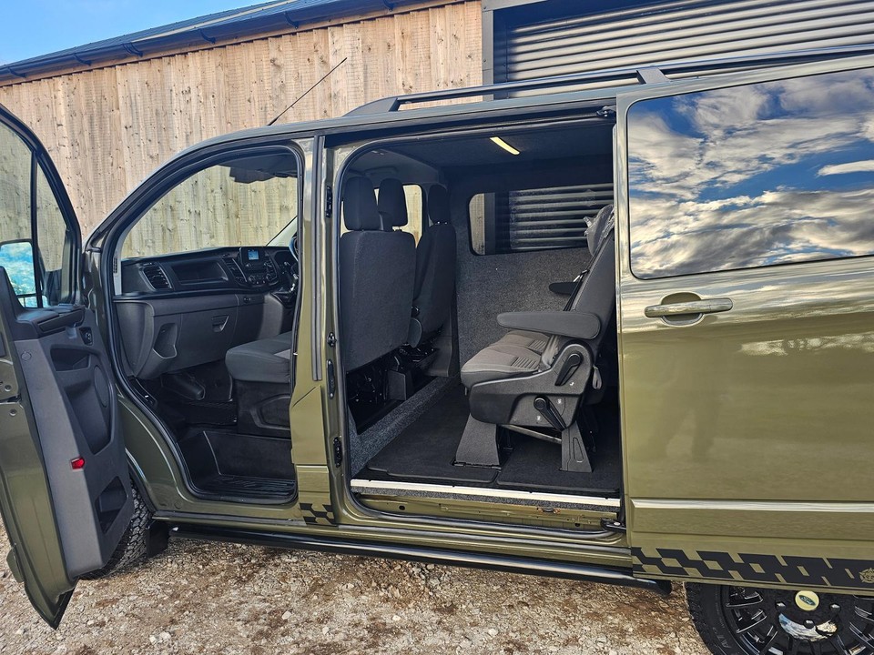 2020 FORD TRANSIT CUSTOM CREW CAB *ENFORCER*NATO EDITION*NO VAT*LIMITED ...