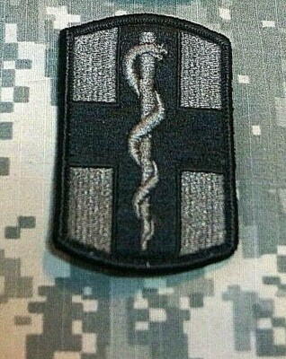 Military Patch US Army 1st Medical Brigade ACU Authentic Hook & Loop | eBay