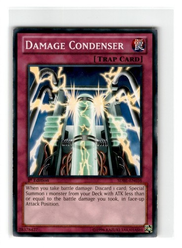 Yu-Gi-Oh! Damage Condenser Common SDBE-EN036 Moderately Played 1st ...