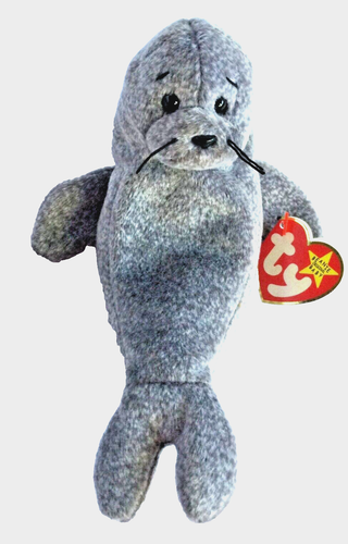 Ty Beanie Baby Slippery The Seal 1998 Plush Seal with Tag 90s ...