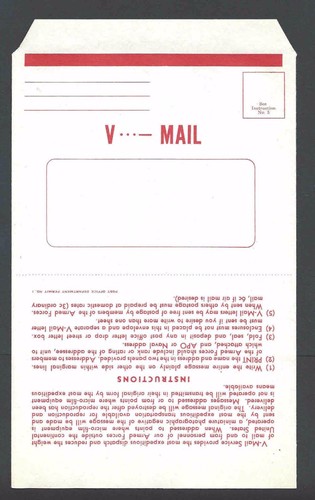Ca 1942 WW2 Official V-Mail Complete Box Of 48 Mint Forms As Used By ...