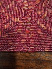 Beaded Cloth Handmade HOLIDAY FANCY Coasters Orange Red Gold Set Of ...