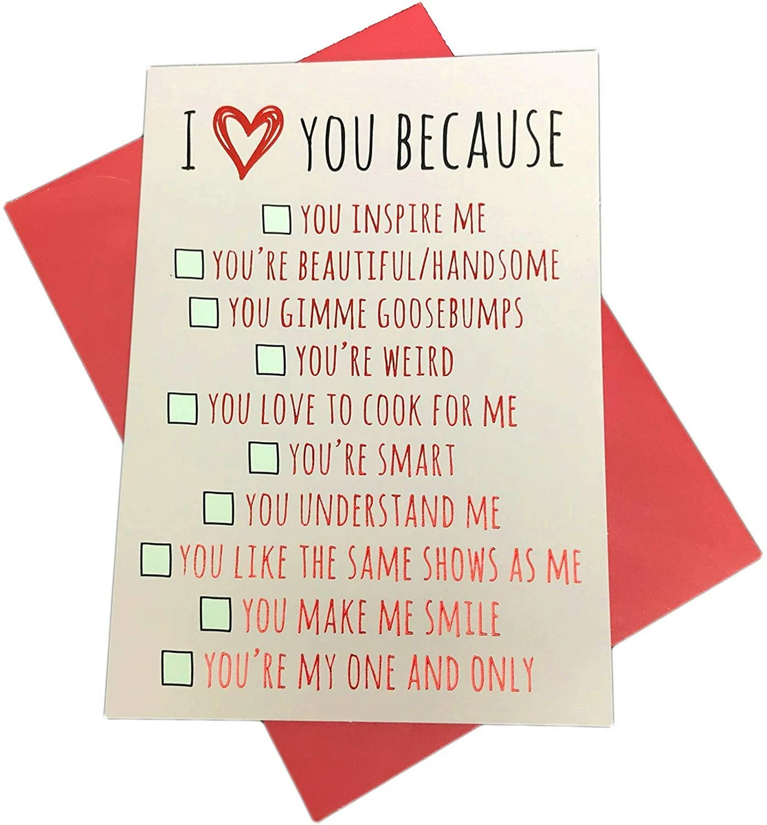 Just Because I Love You Cards