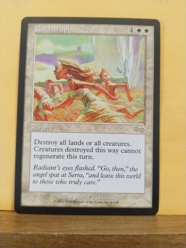 Catastrophe Urza's Saga White Magic the Gathering Trading Card Single ...