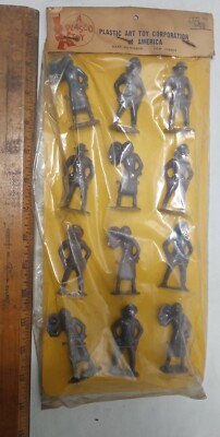 New Vintage REL Plasco Cowboy Sheriff Hard Plastic Toys Western Figures ...
