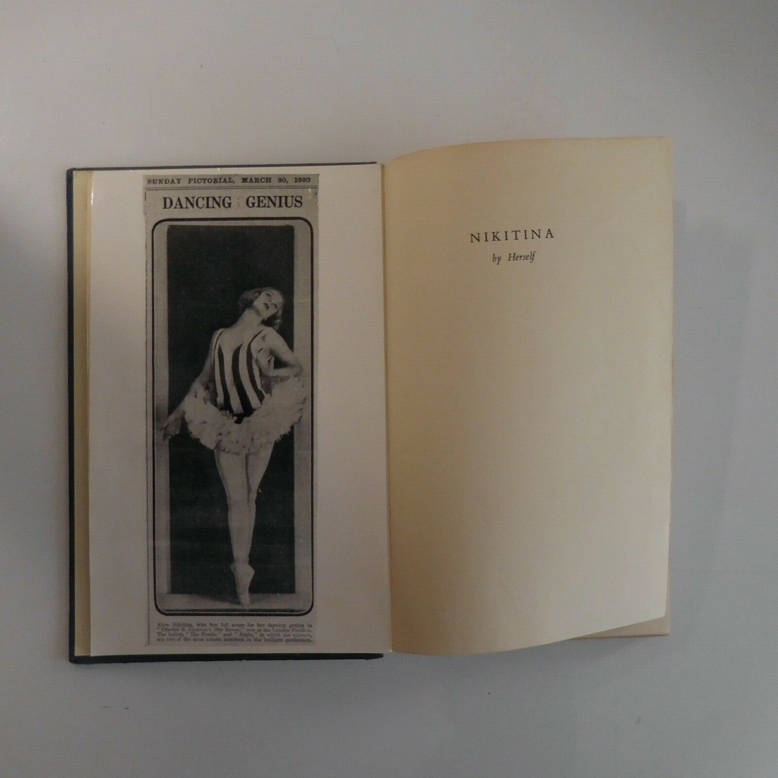 Alice NIKITINA BY HERSELF 1959 autographe MIRO 1968 autobiographie ...