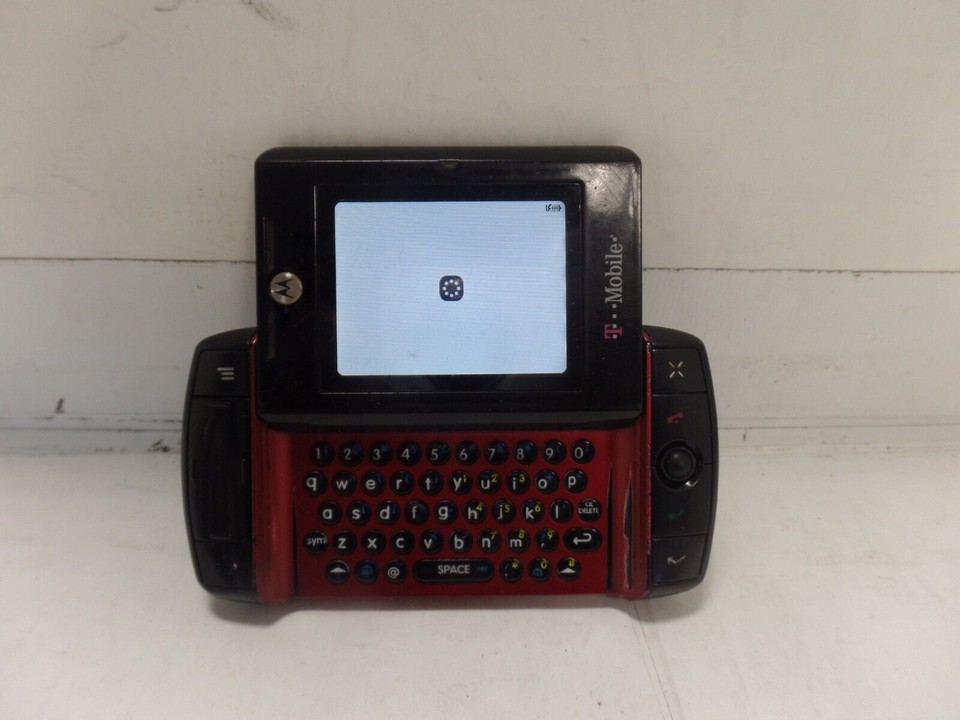 Motorola Sidekick Slide Q700 Black (T-Mobile) Cell Phone Red/Black READ ...