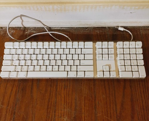 Apple A1048 Wired USB Keyboard eMac iMac G3 G4 G5 - White | eBay