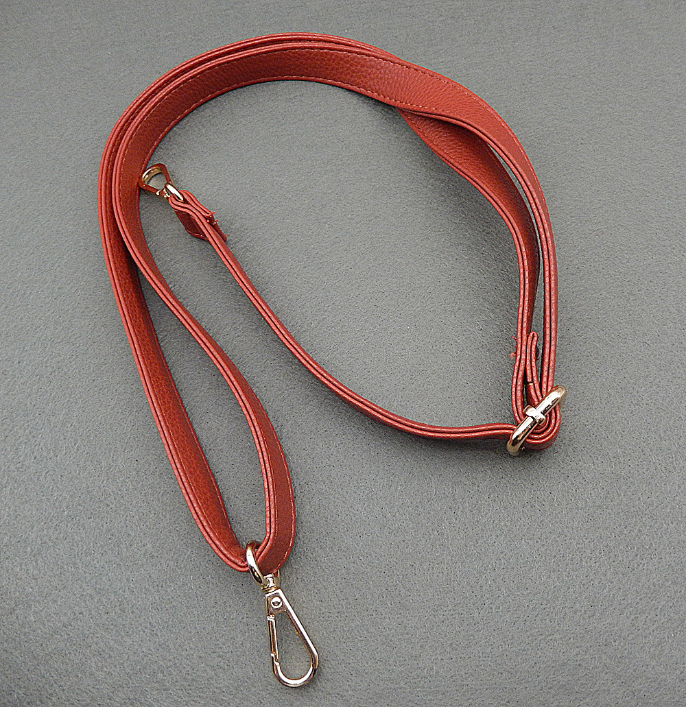 2cm Litchi Leather Shoulder Crossbody Handbag Handle Bag Replacement ...