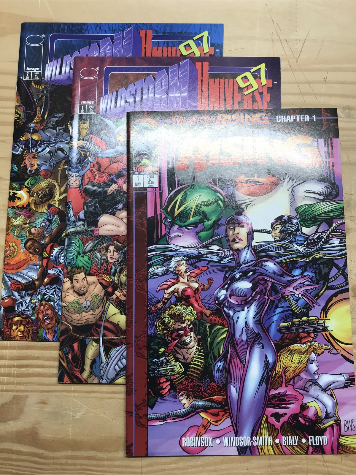 Image Comic Lot ~ WildStorm Rising 1 WildStorm Universe 1-2 BWS Windsor ...