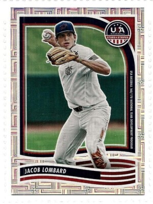 2024 Panini USA Stars and Stripes Jacob Lombard Mojo #150 Sn 37/49 | eBay