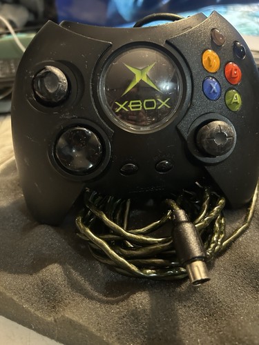 Original Microsoft Xbox Duke Controller! Damage On The Left Toggle. | eBay
